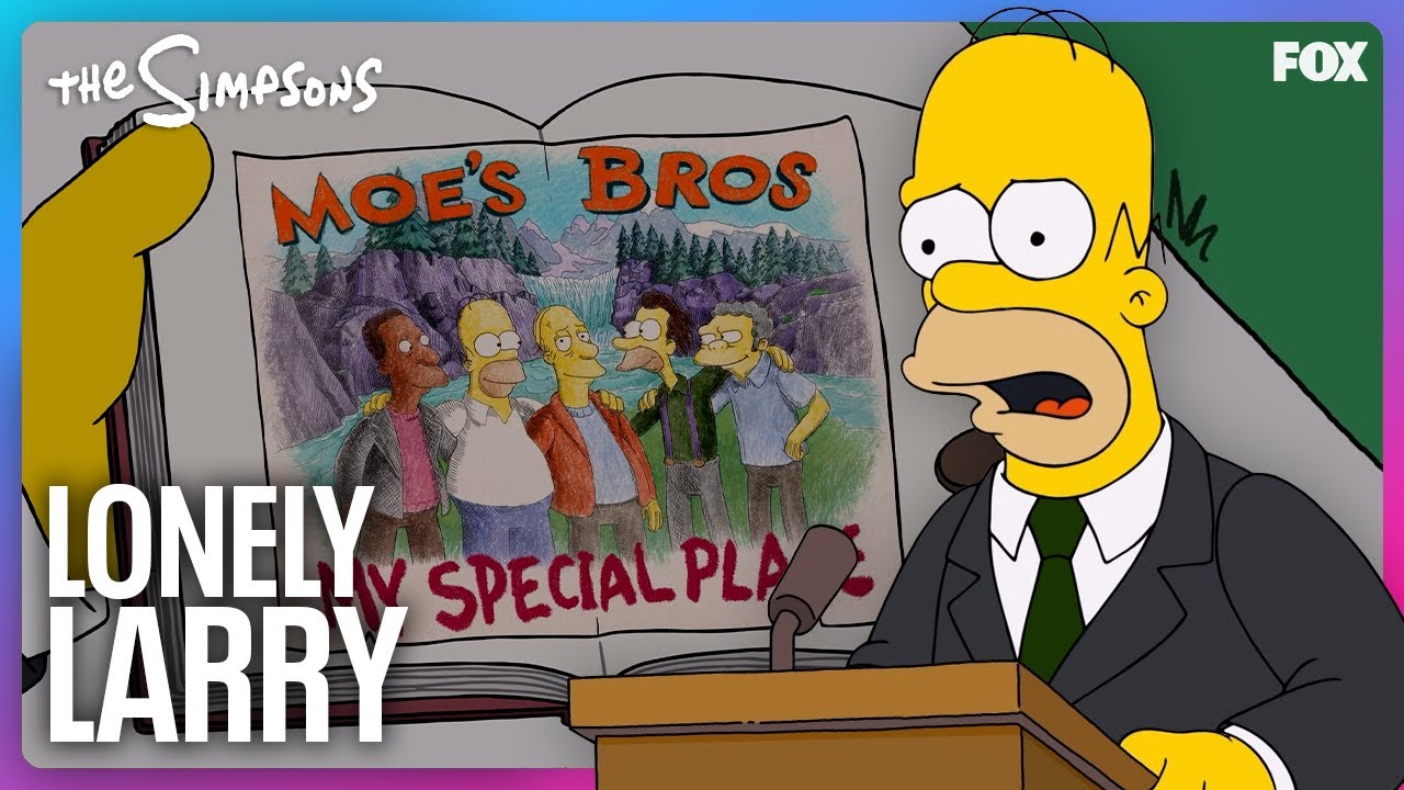 Homer and the Guys Attend a Funeral for Forgotten Barfly Larry | The ...