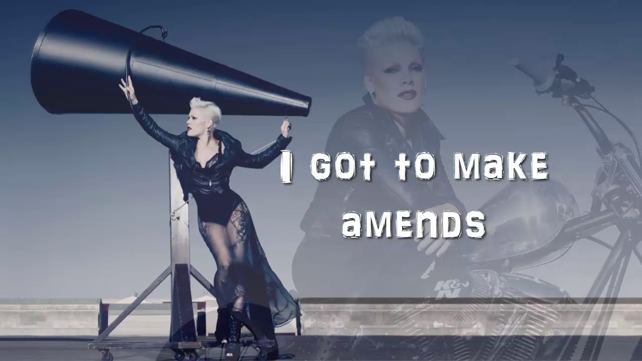 Heartbreak Down - Pink (Lyric video) - YouTube
