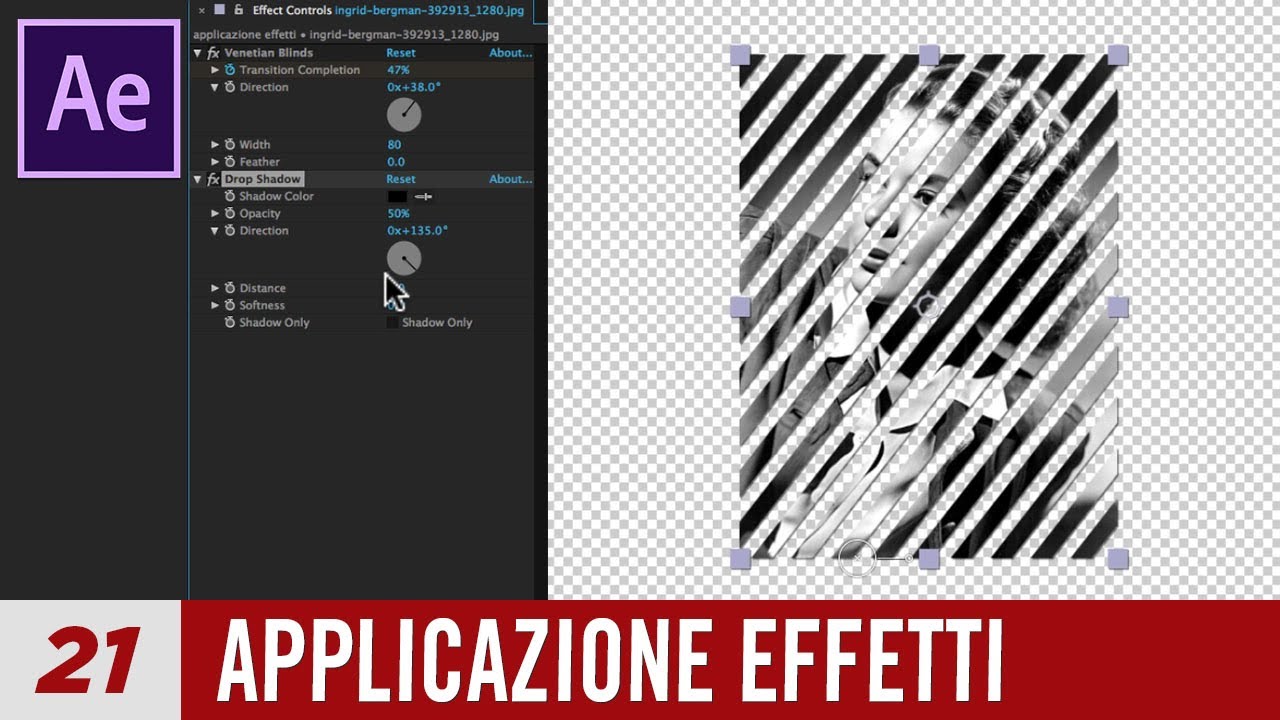 Corso After Effects - 21 - Applicazione Effetti - YouTube