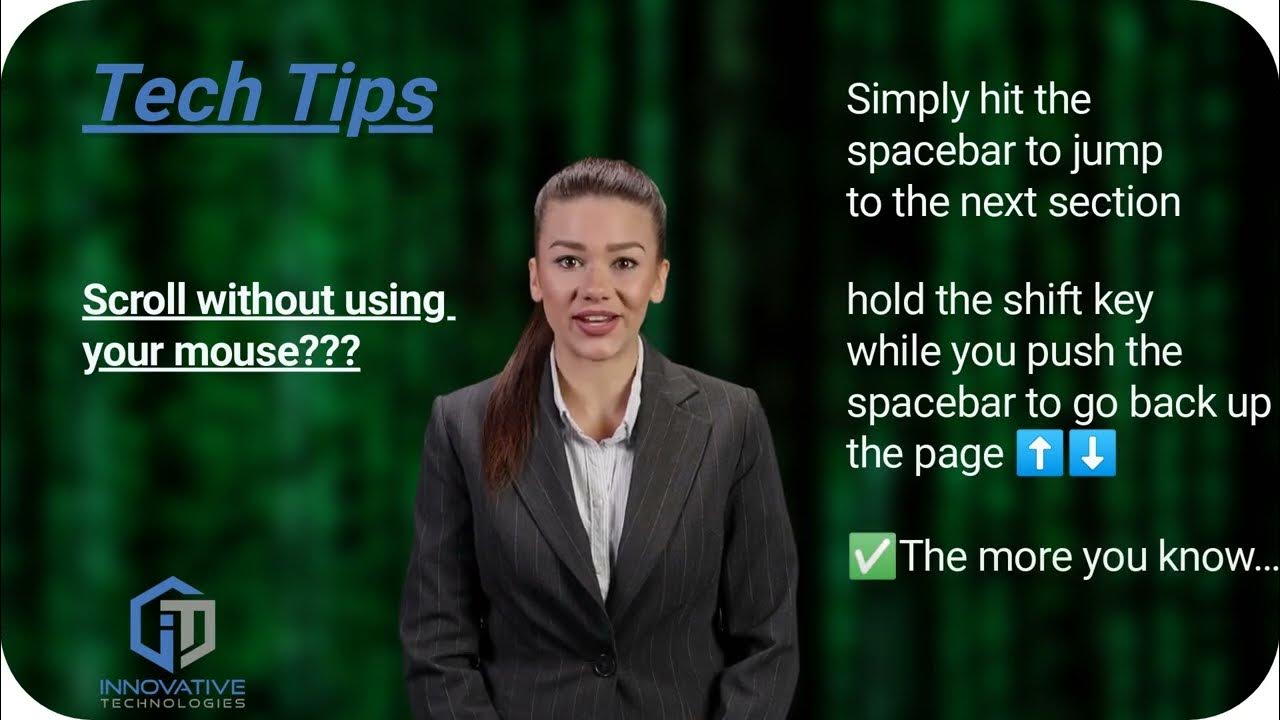 Did you know you can use the spacebar to scroll faster?? No More Endless Scrolling with this One ...
