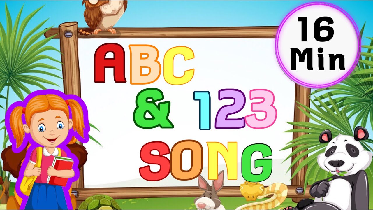 ABC and 123 learning song for kids - YouTube