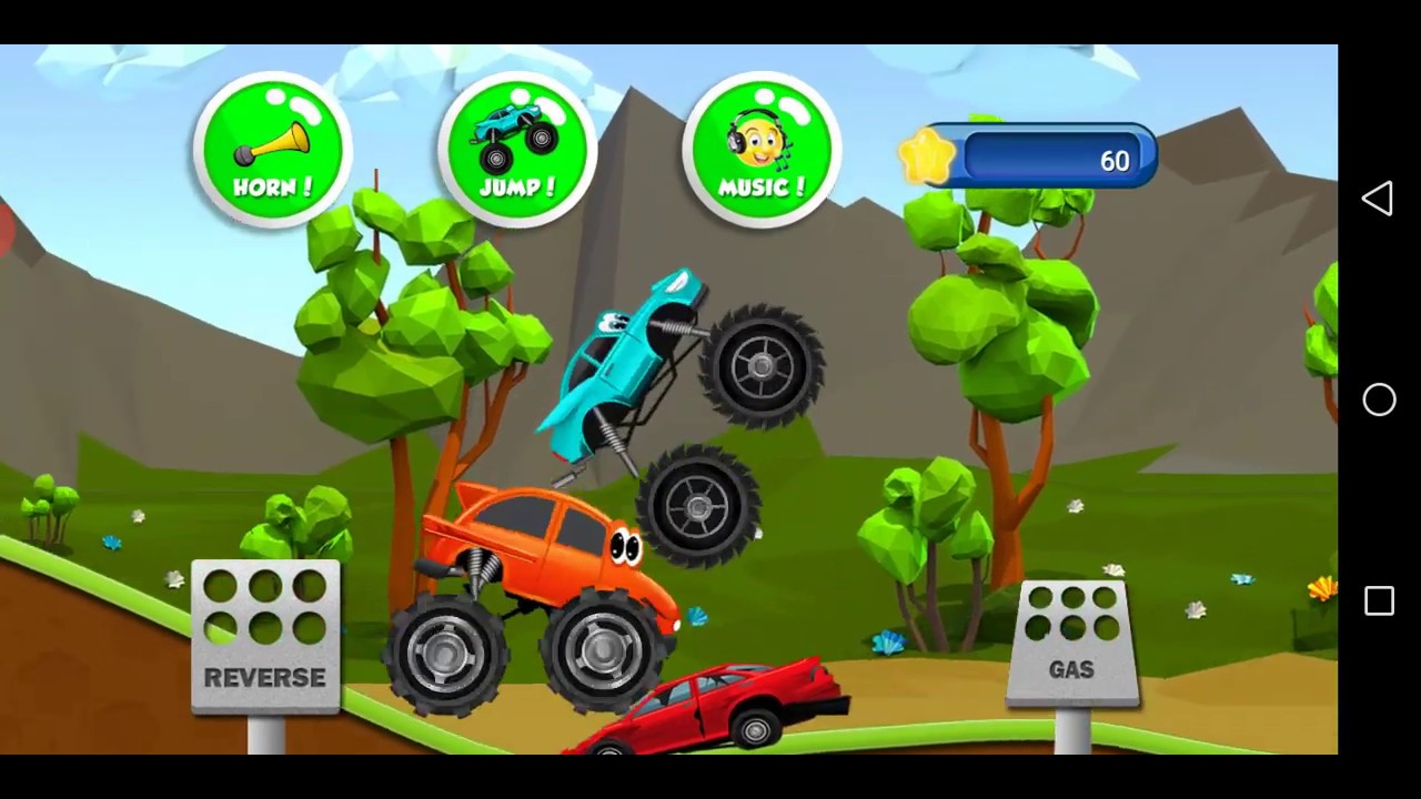 Monster truck race 2d gameplay - YouTube