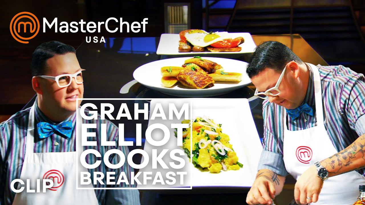 Graham Elliot Cooks Three Breakfasts In 30 Minutes | MasterChef USA ...