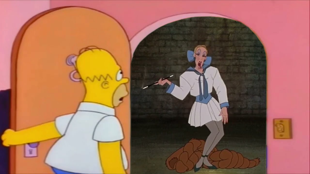 Homer Simpson Opens The Door to #GRANMEME - YouTube