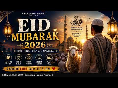 EID MUBARAK SONG 2026 | Emotional Islamic Nasheed | Eid Ul Adha Mubarak
