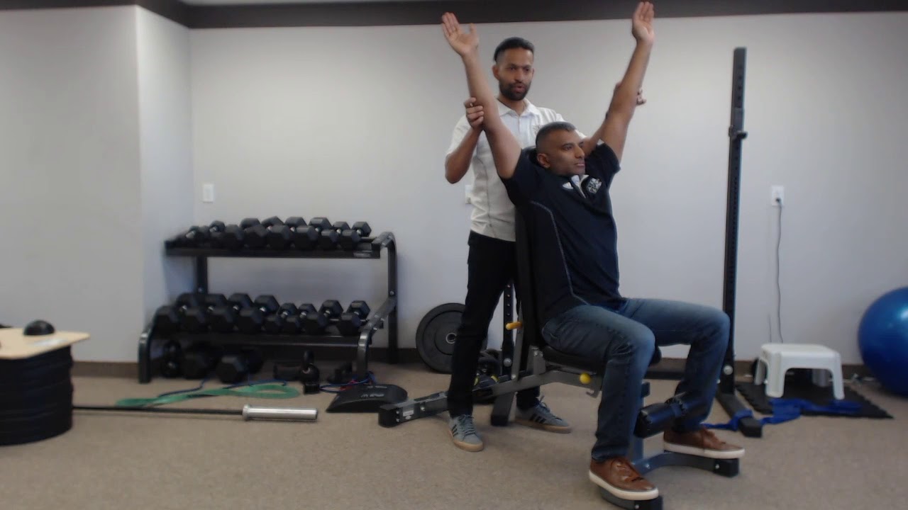 Scapular Stability Shoulder Press - YouTube