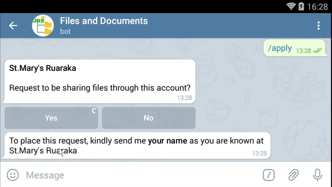 Teachers joining the JBS File Sharing Bot on telegram - YouTube