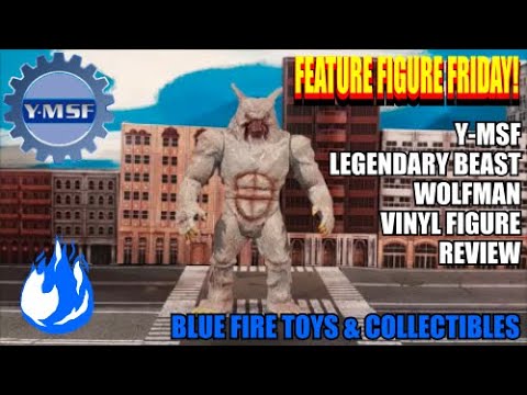 Y-MSF LEGENDARY BEAST WOLFMAN VINYL FIGURE REVIEW - YouTube