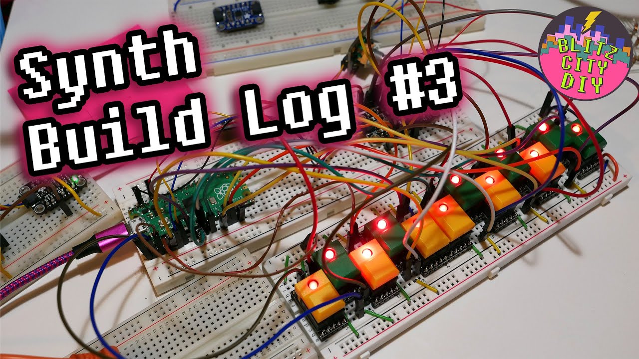 Modular Melody Maker Build Log Three: Two Channels and LEDs - YouTube