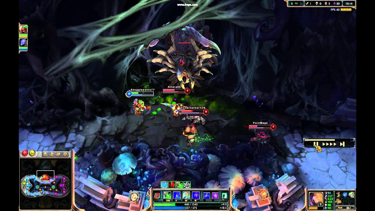 3v3 twisted treeline "spider baron op" - YouTube