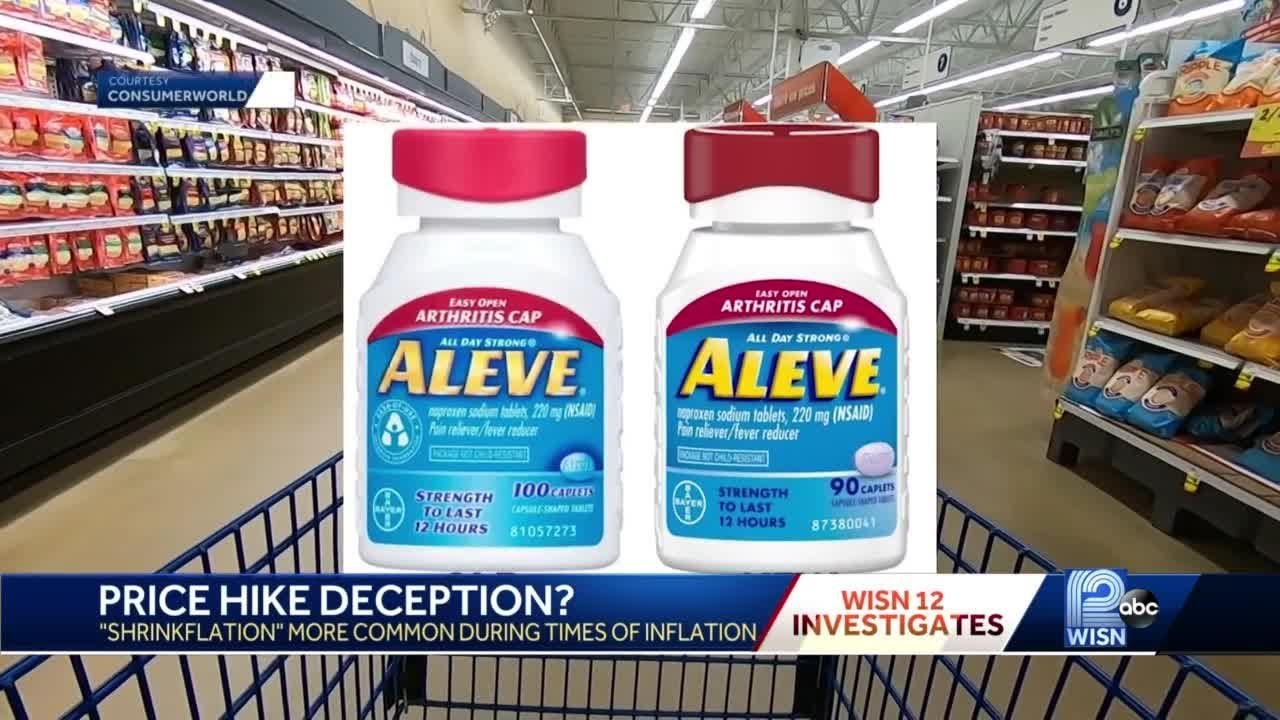 'Shrinkflation': Consumer packaging gets smaller but prices stay the ...
