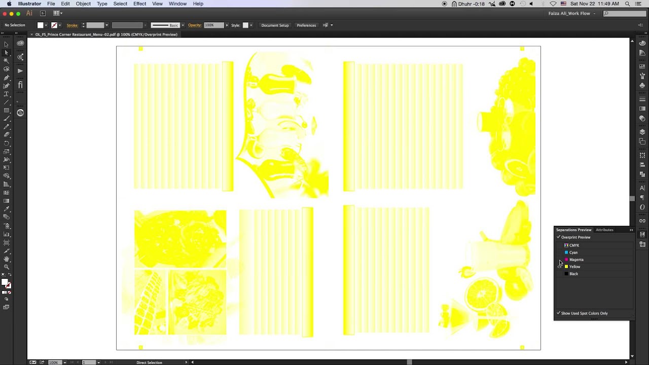 Color Separation test in Adobe illustrator CC 2014 - YouTube