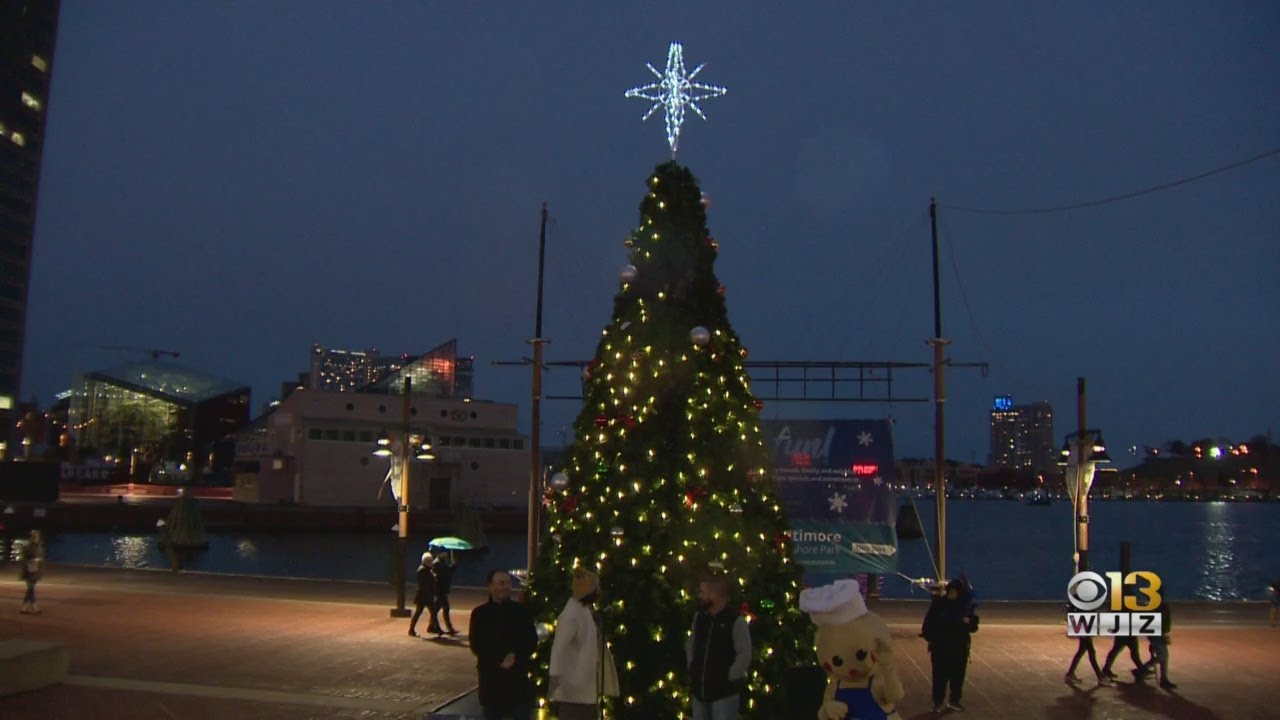 7th Annual Christmas Village Kicks Off At Inner Harbor - YouTube
