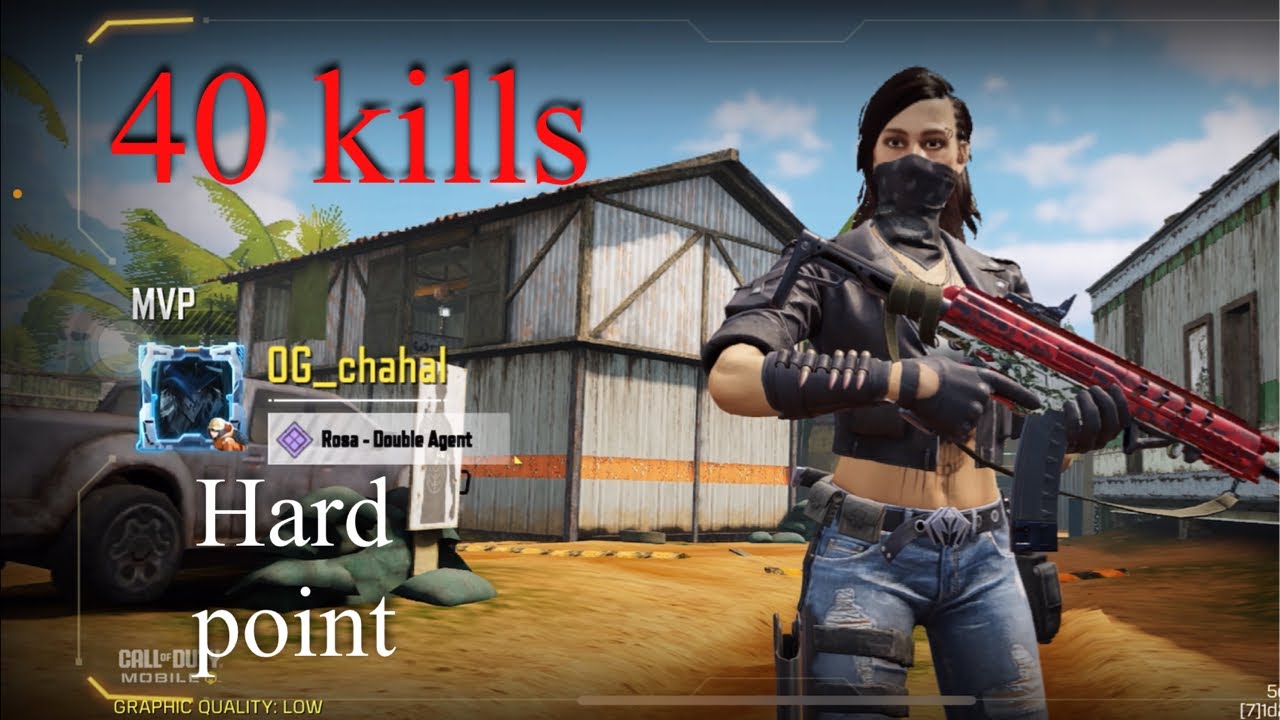 40 kills in hard point | call of duty mobile gameplay - YouTube