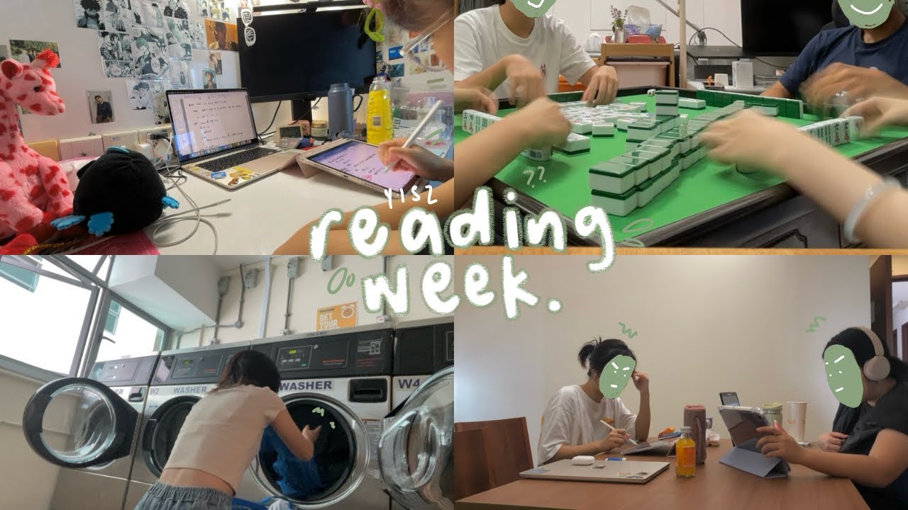 UNI EXAM VLOG pt1: reading week with little reading 💃 | uni dieries ...