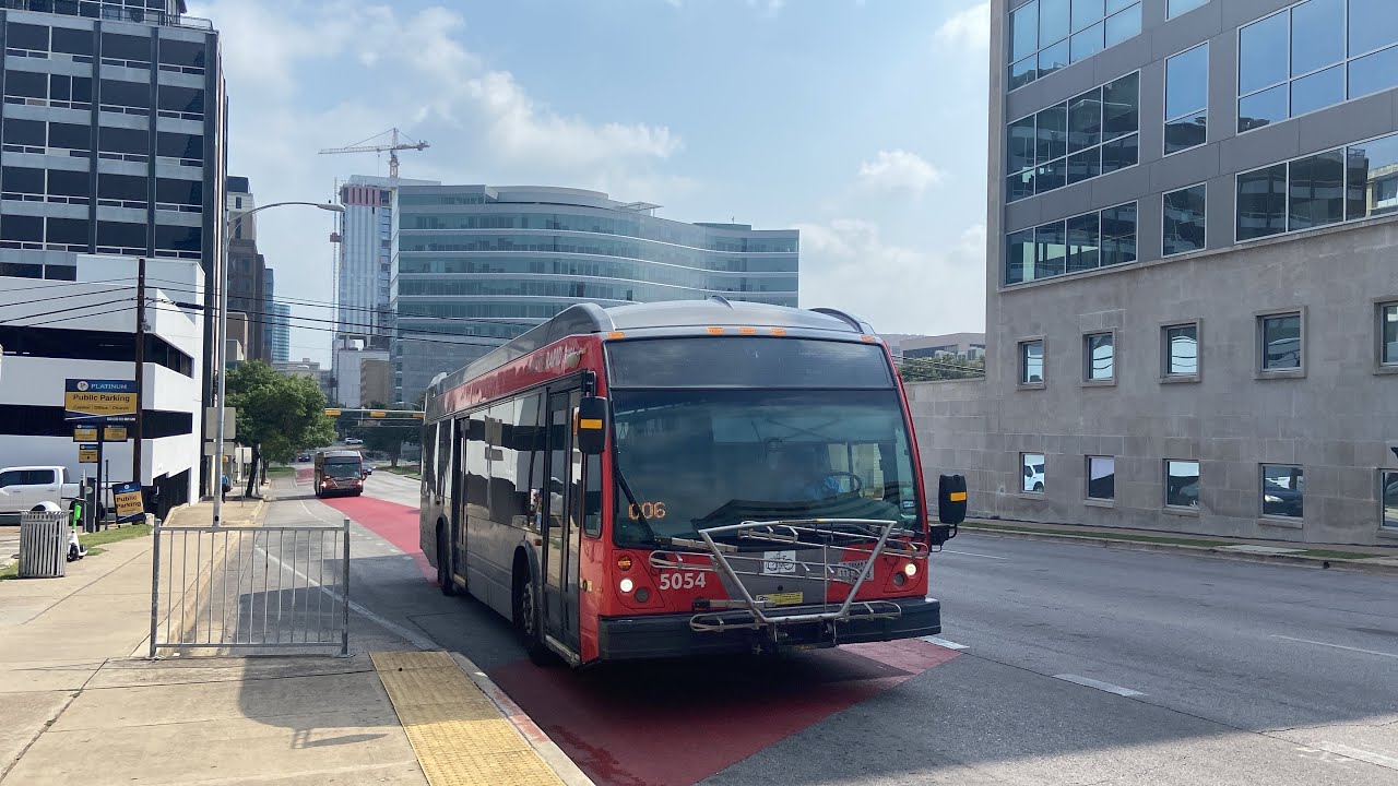 Riding Capital Metro (Route 803 MetroRapid) to Westgate Transit Center ...