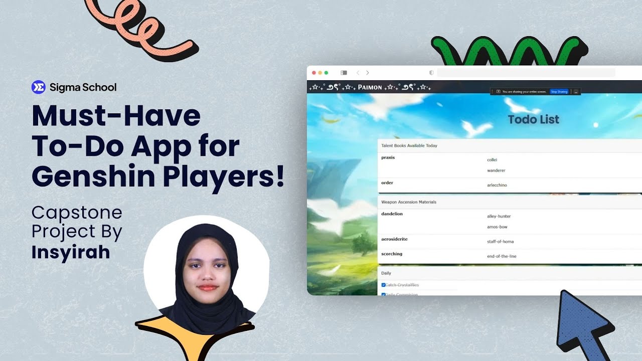 Paimon’s To-Do App: Track Genshin Tasks with Ease – Capstone Project by ...