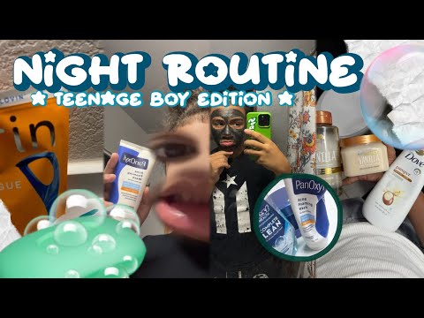 TEENAGE BOY NIGHT ROUTINE ( first video) 