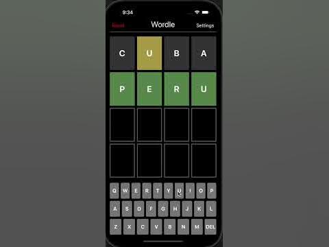 Wordle built in SWIFT Walkthrough - YouTube
