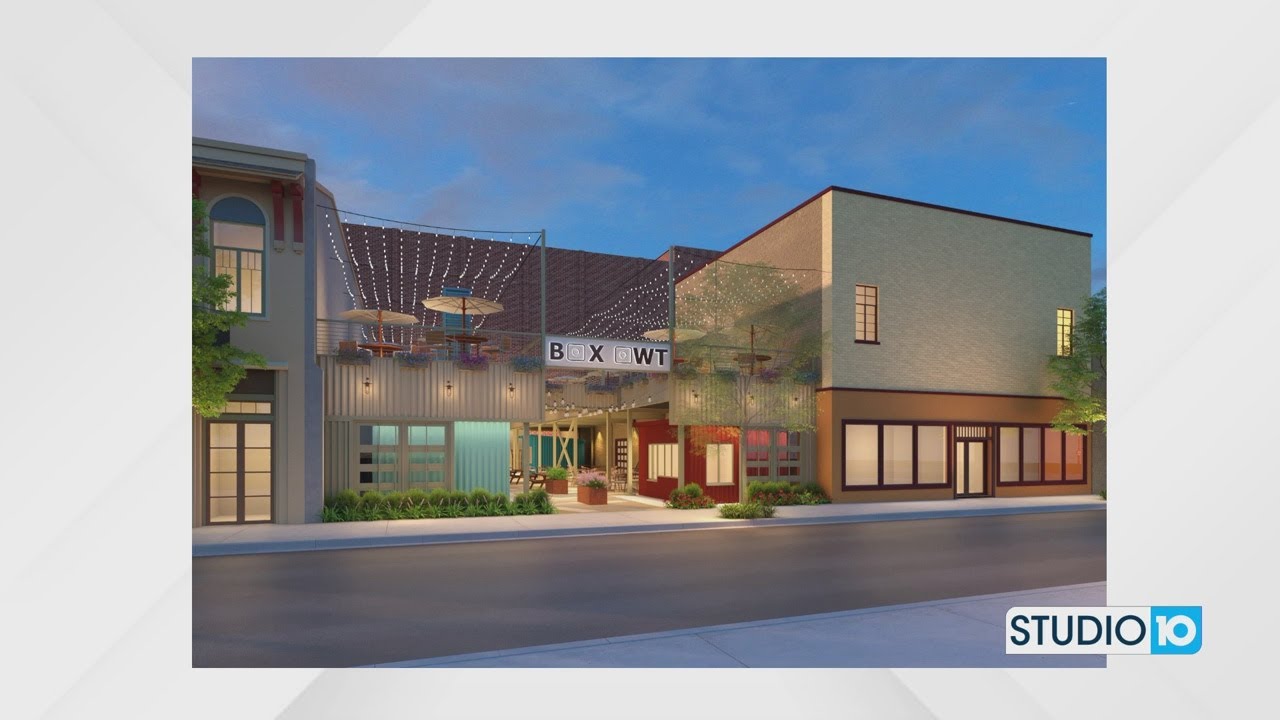 Box Owt Container Park Comes to Downtown Mobile - YouTube