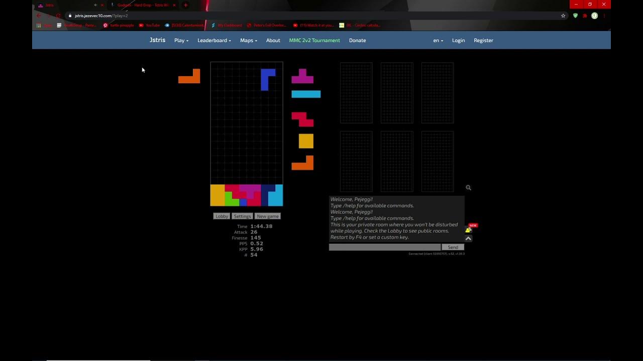 tetris godspin into pc (very slow) - YouTube