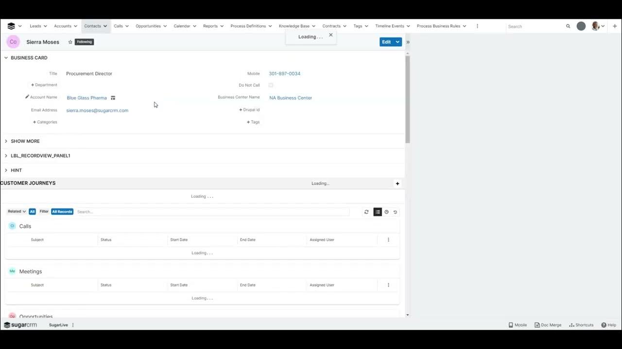 Ways for Managing Accounts and Contacts in SugarCRM! - YouTube