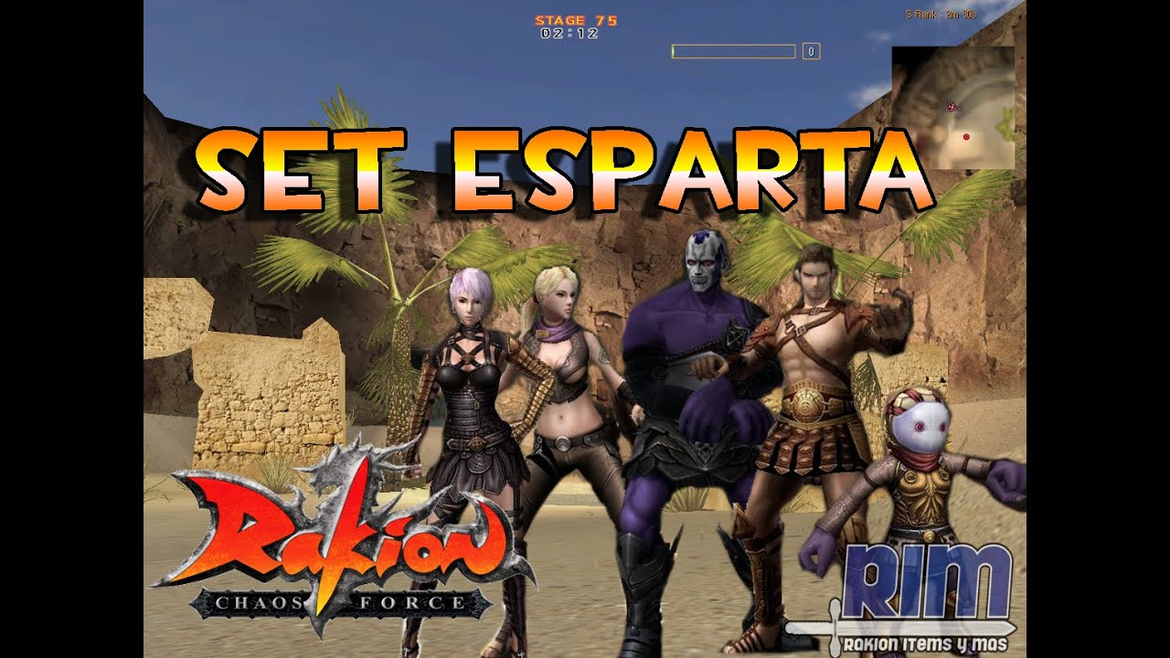 Rakion - Nuevo "Set Esparta" todos los personajes - YouTube