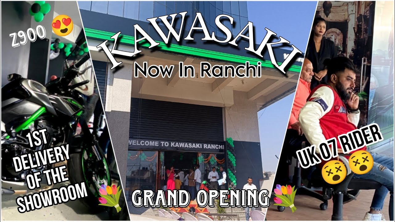 Kawasaki now in Ranchi 😍 | Grand opening💐 | z900 Delivery | The UK 07 ...