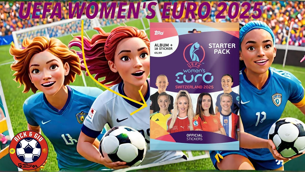 UEFA WOMEN'S EURO 2025 Starter Pack Topps - YouTube