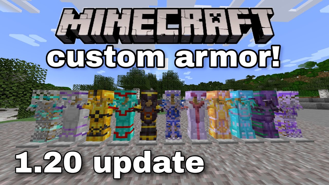 Minecraft now has customisable armor! Minecraft 1.20 Update (Snapshot ...