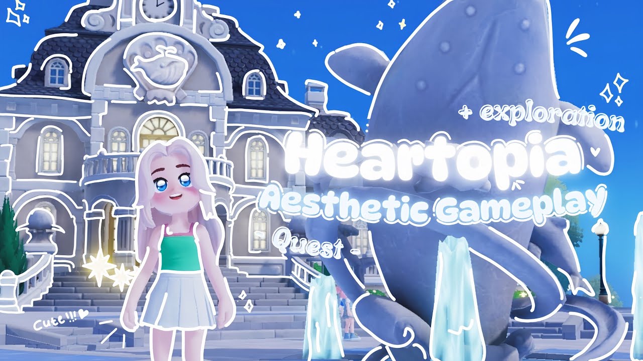 💗 Heartopia Aesthetic Gameplay 🐳 ️ | Chill Decorating, Fishing ...