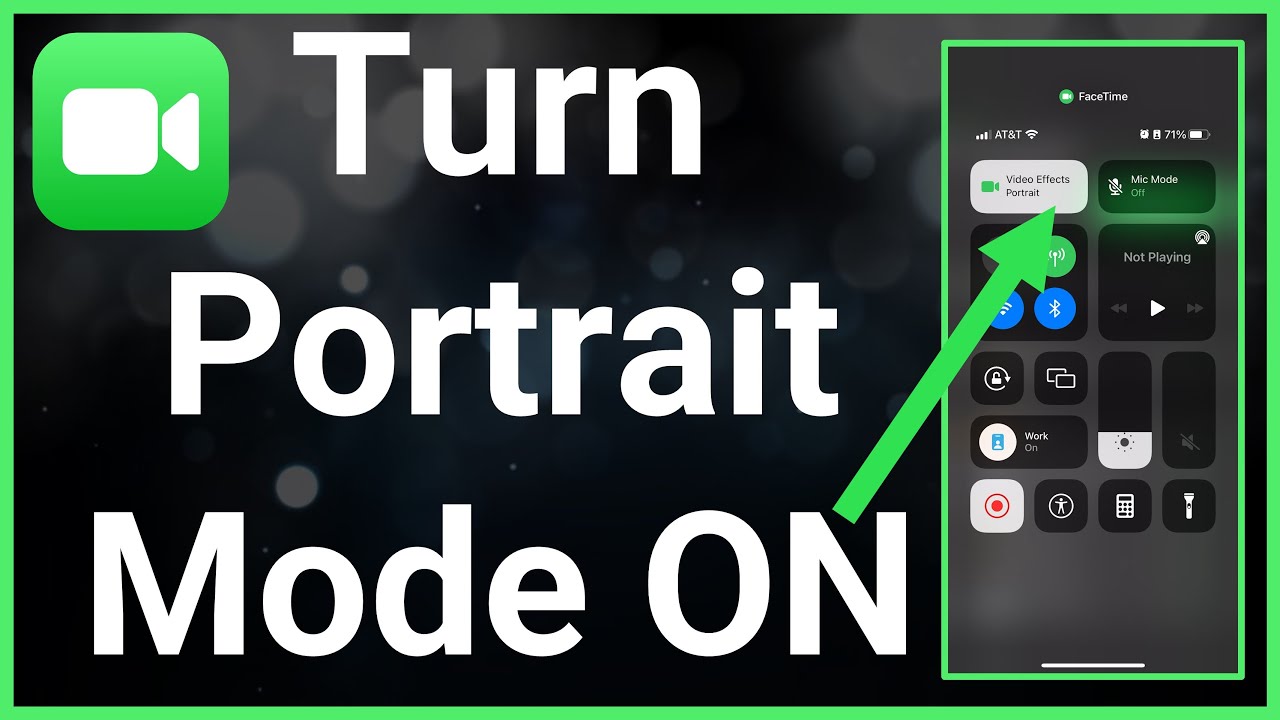 How To Turn On Portrait Mode On FaceTime YouTube How To Turn On Portrait Mode On FaceTime YouTube