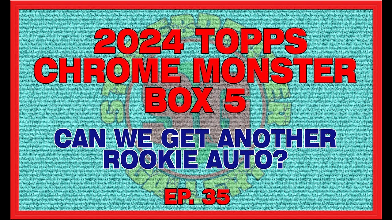 2024 Topps Chrome Monster Box #5 (Purple Rookie Auto) - YouTube