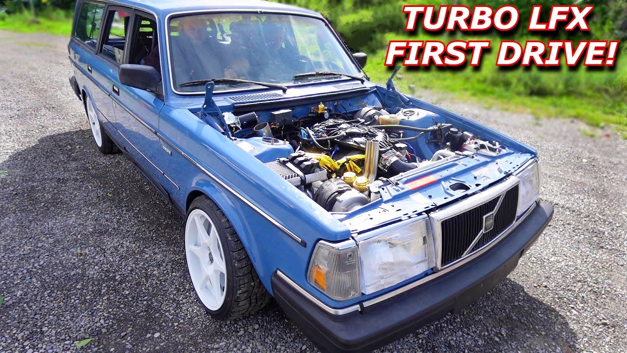 Turbo LFX Volvo Wagon First Drive! - YouTube