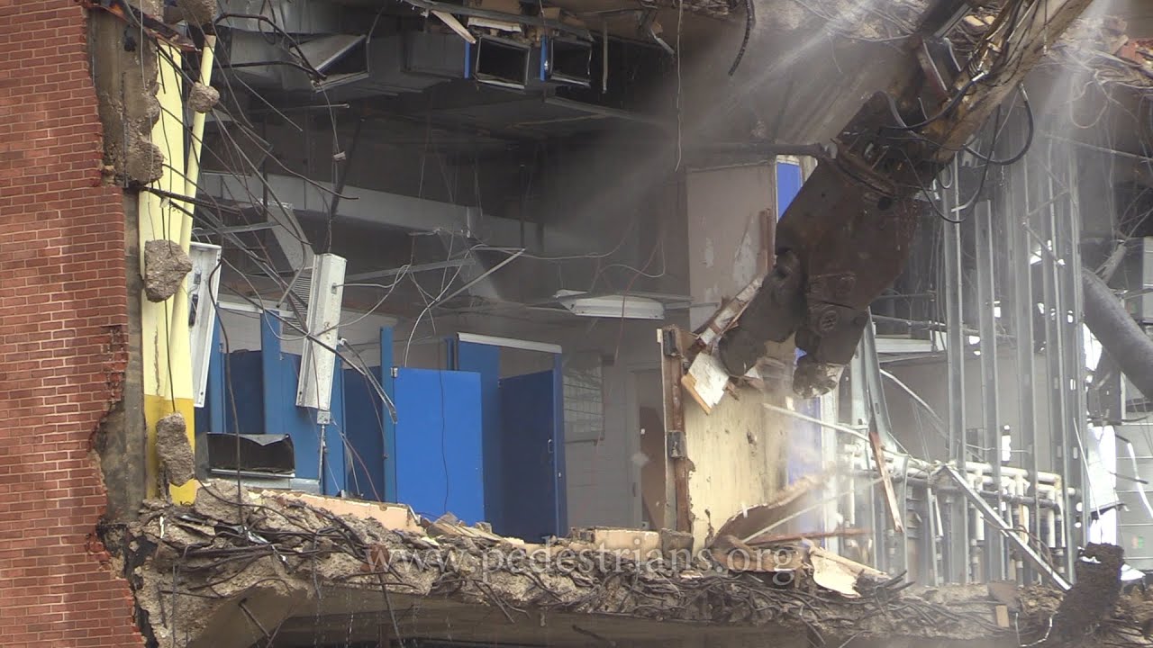 Department Store Demolition 5, Arlington - YouTube