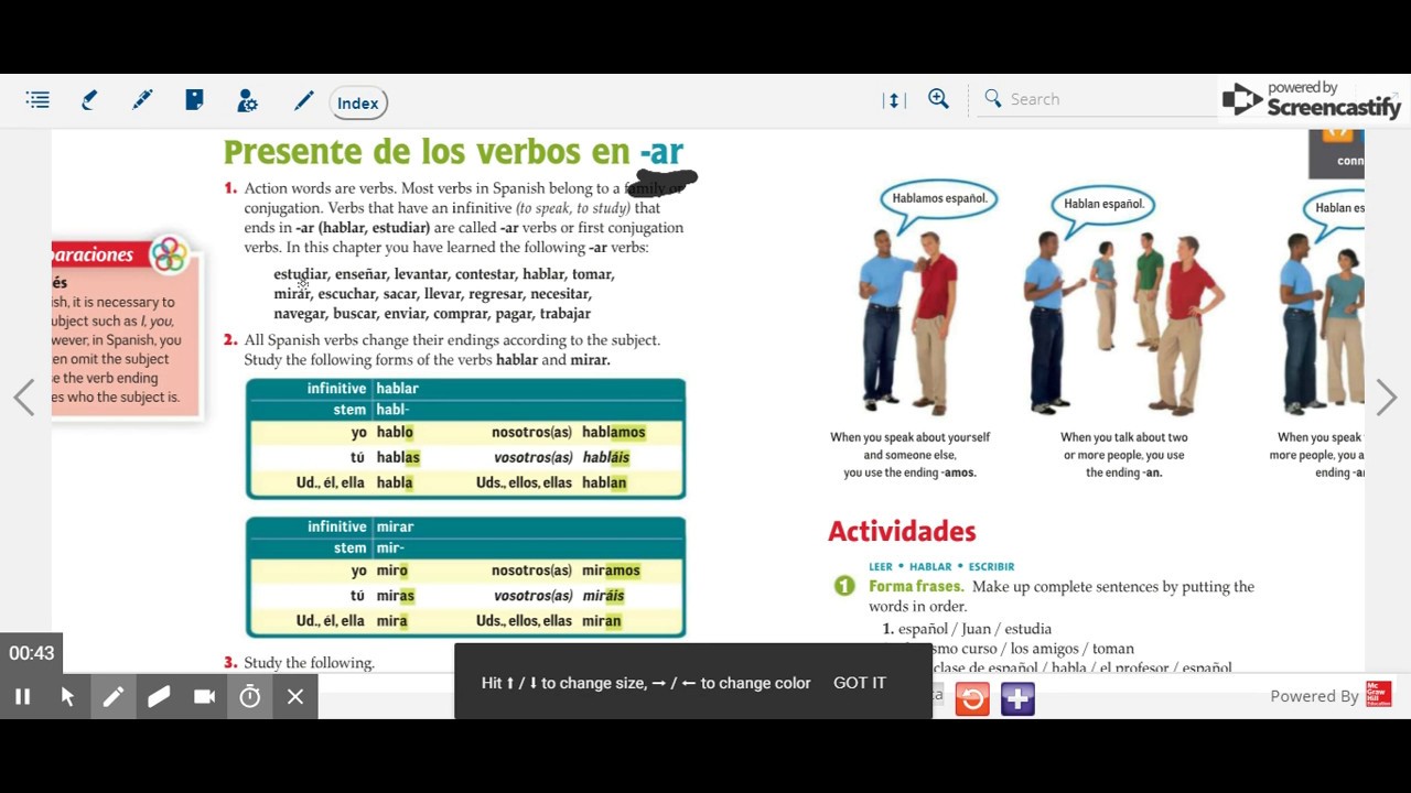 Chapter 3 -ar verbs - YouTube