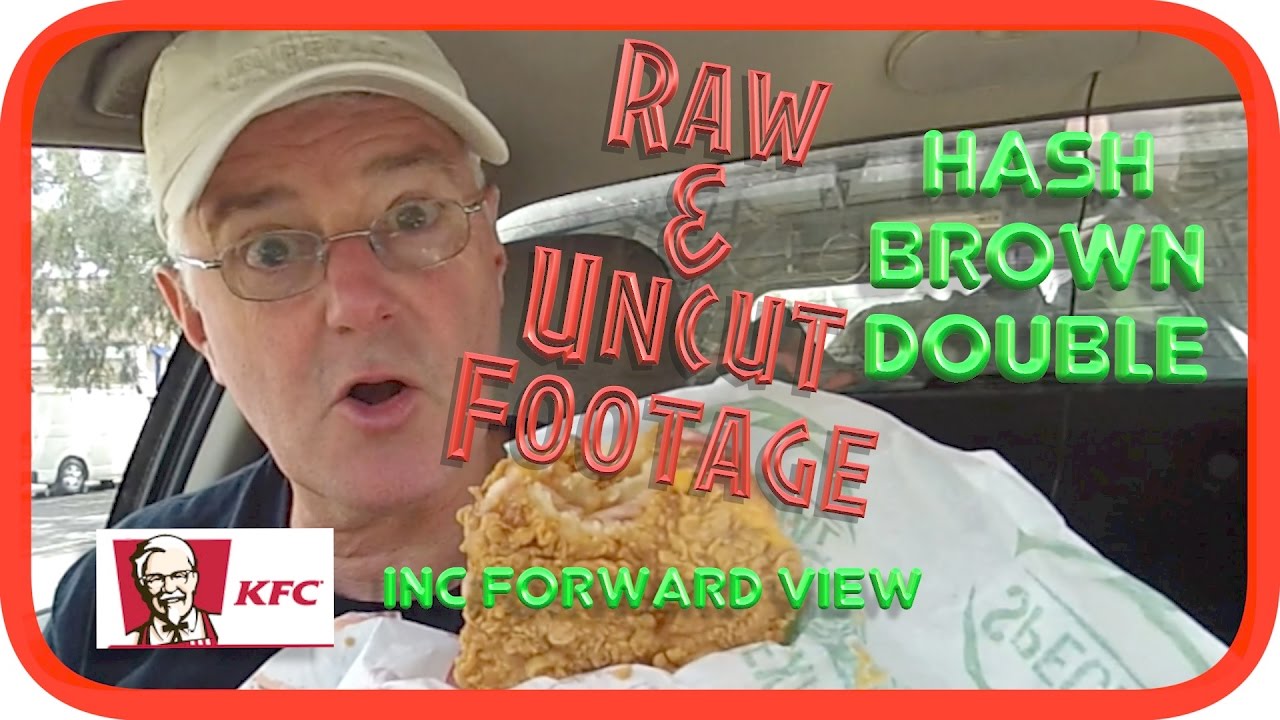 KFC Zinger Hash Brown Double Down | Raw & Uncut - YouTube