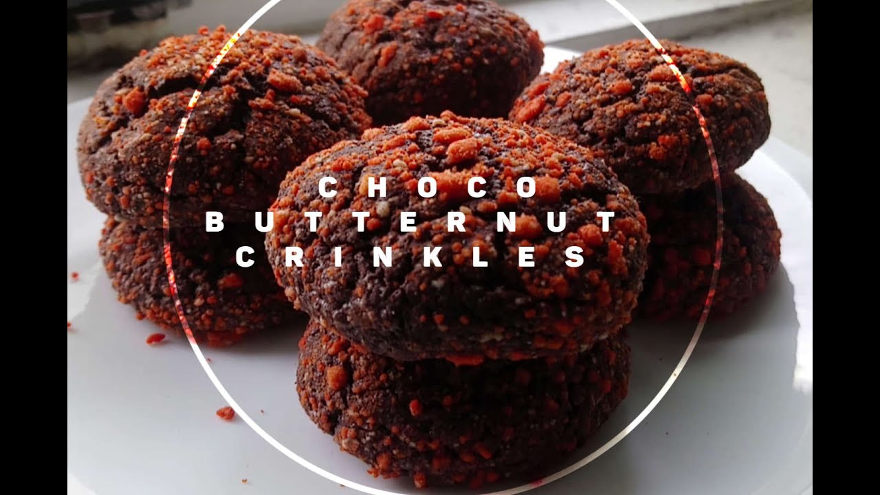 CHOCO BUTTERNUT CRINKLES ll THE NURSE FOODIE - YouTube