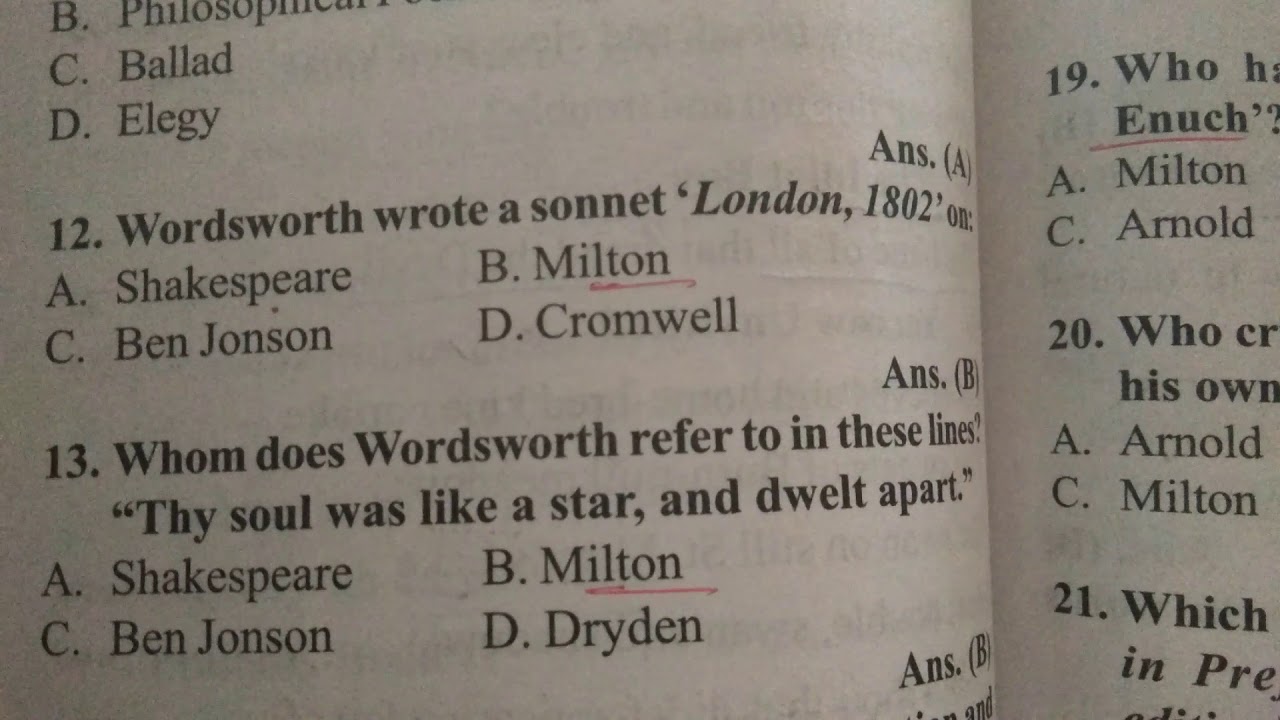 Multiple Choice Questions For Lt English Literature YouTube multiple-choice-questions-for-lt-english-literature-youtube