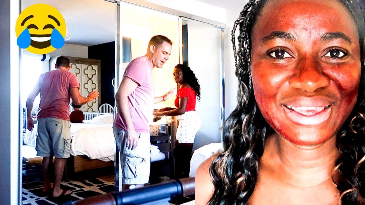 Giving Myself a VAMPIRE FACIAL Prank On Husband !!!!! - YouTube