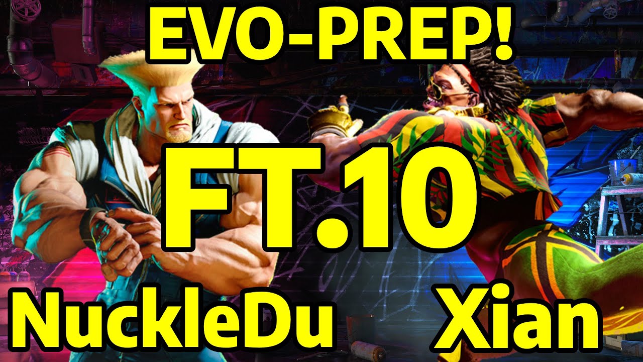 Street Fighter 6 Ft 10 Hype Set Nuckledu Guile ガイル Vs Xian Dee Jay