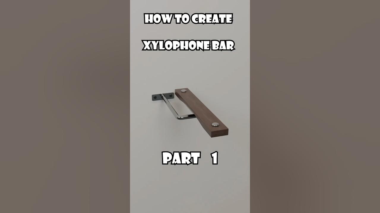 How to create Xylophone tab in Blender - Part 1 #shorts #blender #tutorial - YouTube