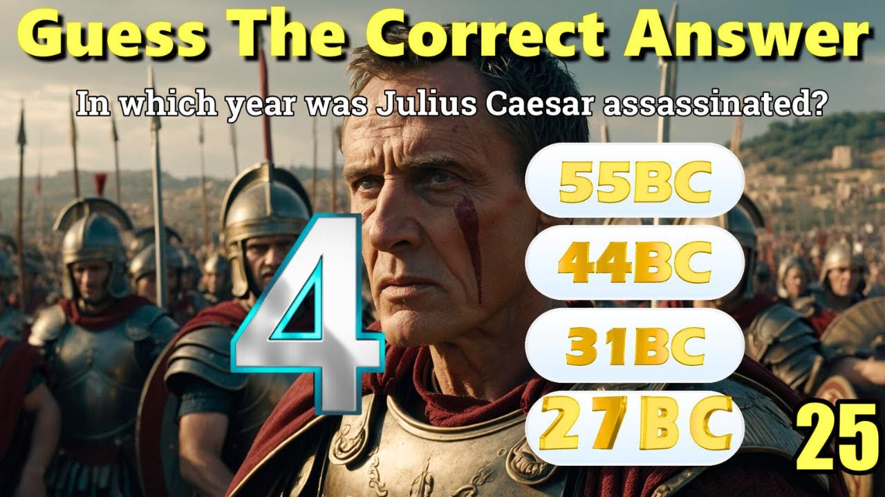Test Your Knowledge Julius Caesar 25 Questions - YouTube