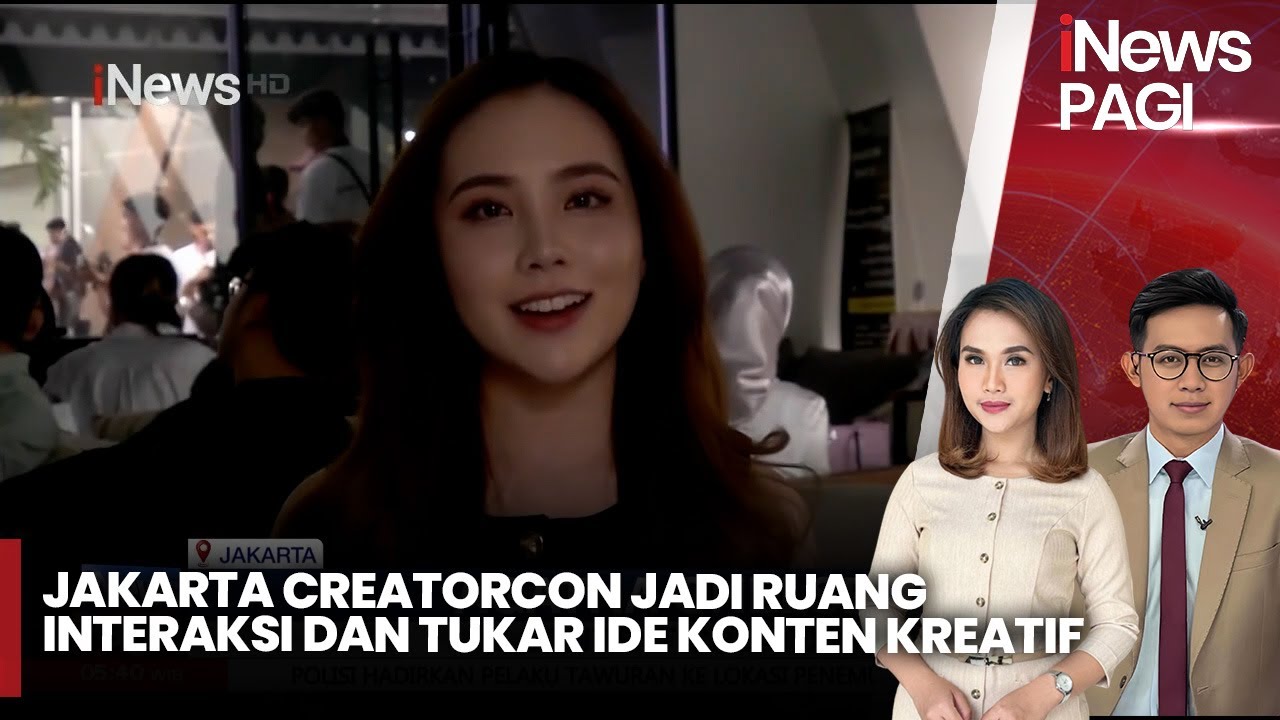 Ratusan Content Creator Berkumpul di Jakarta Creatorcon 2024 - iNews Pagi 23/09 - YouTube