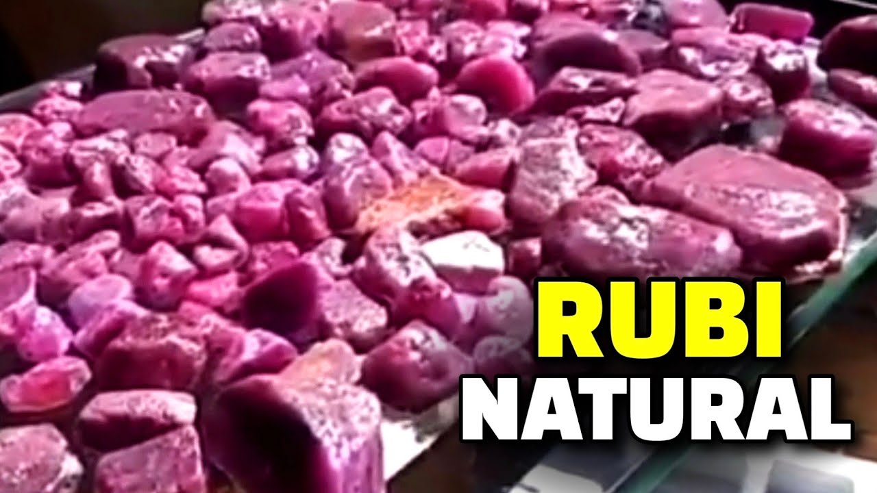 VEJA COMO É ENCONTRADO O RUBI - YouTube