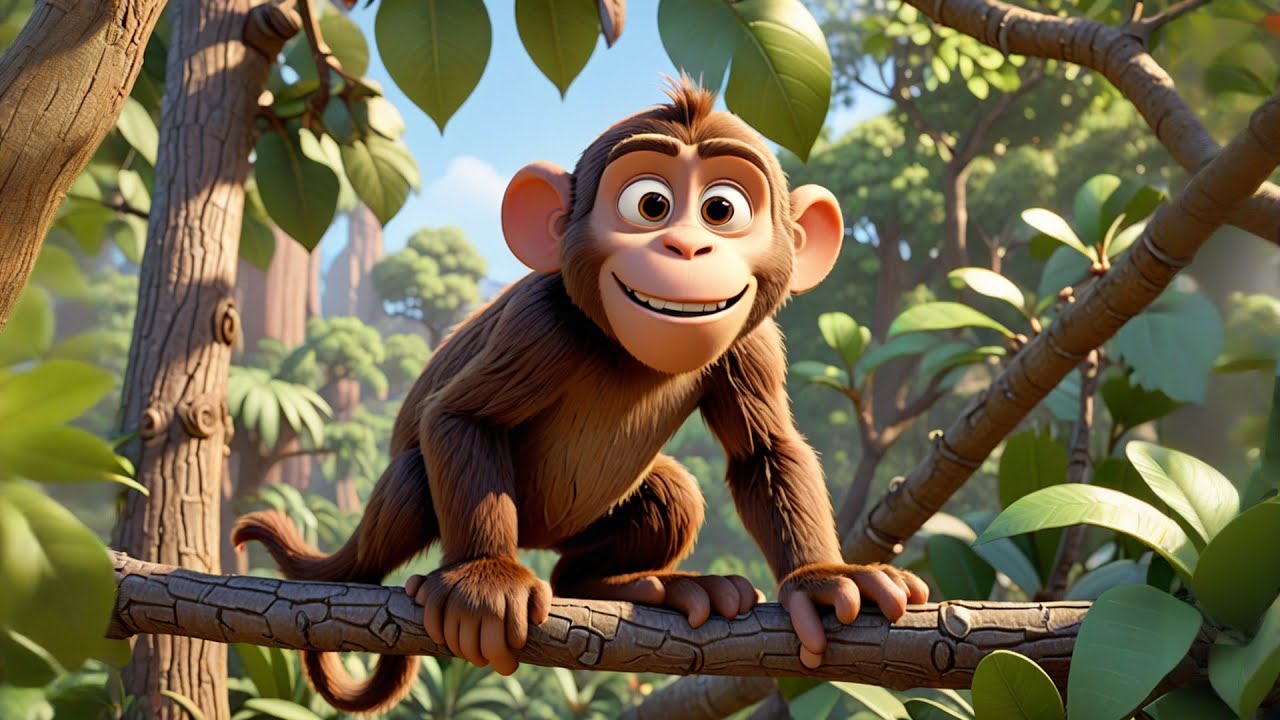 Max Monkey Finds a Coconut | Fun Jungle Adventure Song for Kids ...