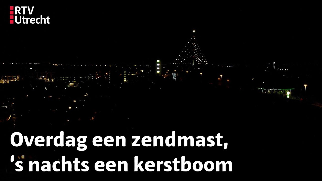 IJsselsteinse zendmast wordt weer opgetuigd | RTV Utrecht - YouTube