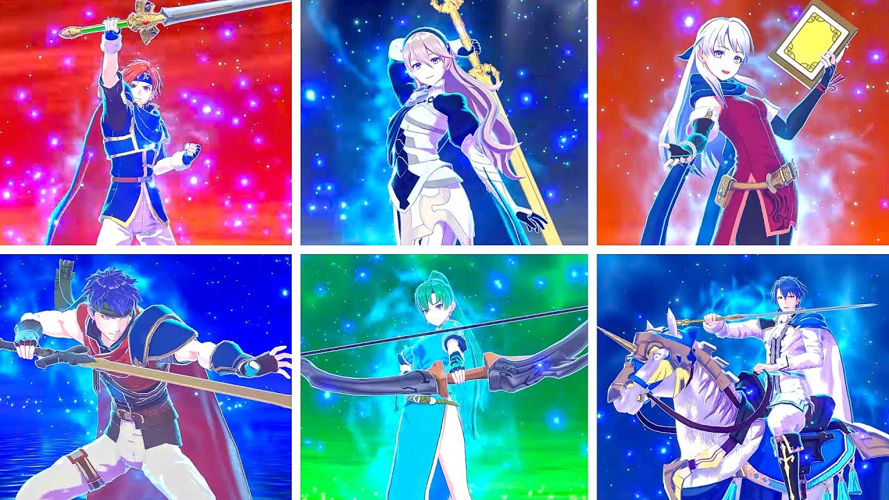 Fire Emblem Engage - All Emblems Skills and Powers - YouTube