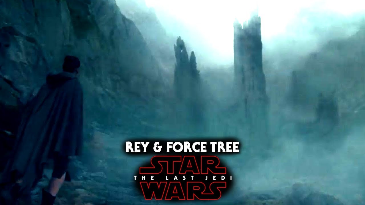 Star Wars The Last Jedi Trailer - Rey & The Force Tree Explained - YouTube