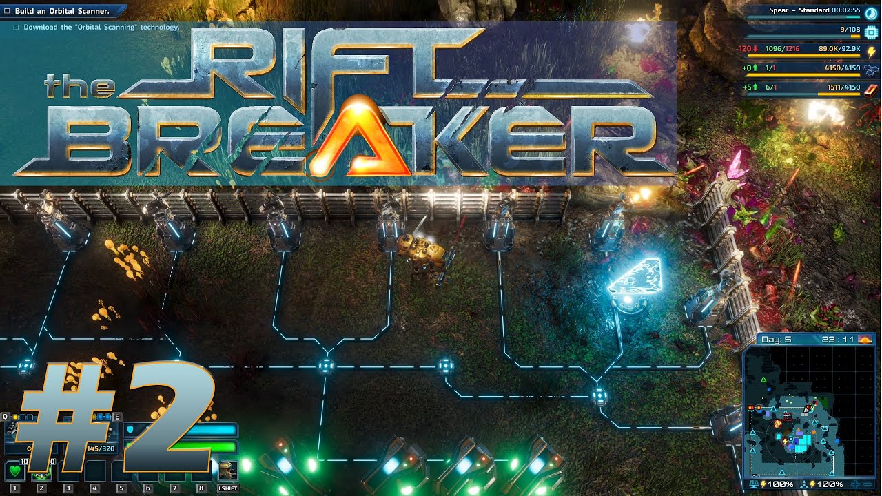 Riftbreaker #2 - Extending and protecting our base! Working on early ...